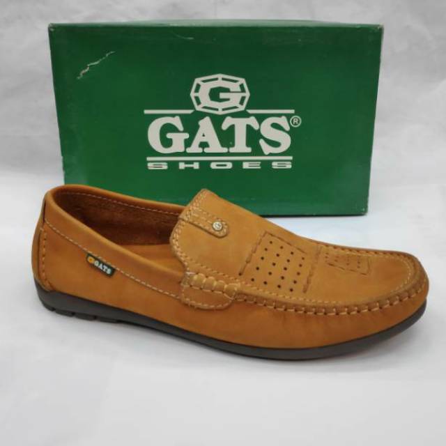 Jual SEPATU CASUAL GATS HK-0003 LEATHER ORIGINAL | Shopee Indonesia