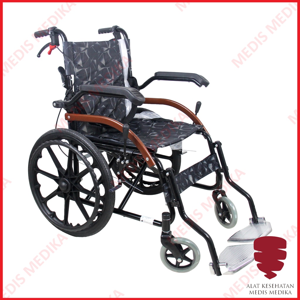 Jual Kursi Roda Traveling W2 Velg Racing Alat Bantu Jalan Gerak Ban ...