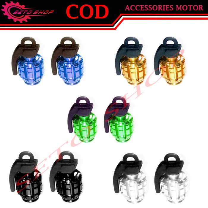 Jual Tutup Pentil geranat - Tutup Pentil Motor -Tutup pentil Mobil ...