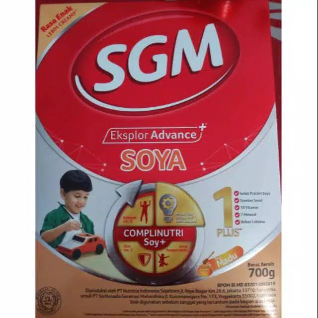 Jual SUSU SGM SOYA 1PLUS RASA MADU 700GR | Shopee Indonesia