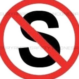 Jual RAMBU DILARANG STOP/RAMBU LALU LINTAS DILARANG STOP 60 CM | Shopee ...