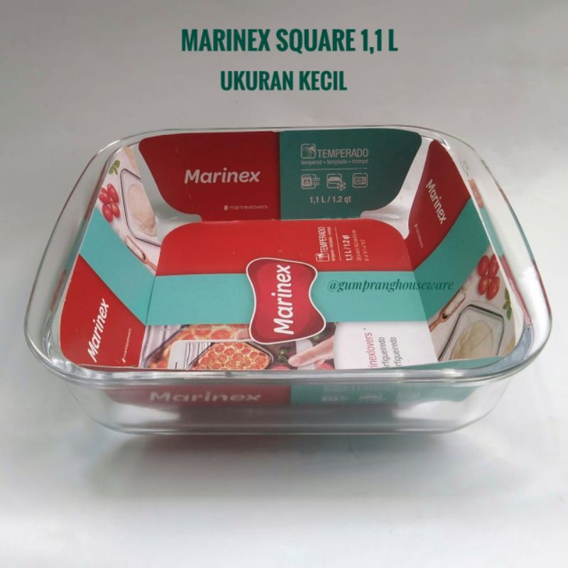 Jual Loyang kaca marinex 1,1 L / pinggan kecil tahan panas / pyrex ...