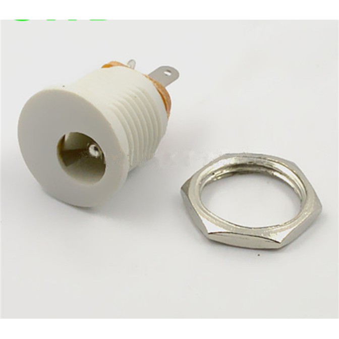 Jual DC-022 DC Power Supply Jack Socket with nut power socket 5.5 x 2 ...