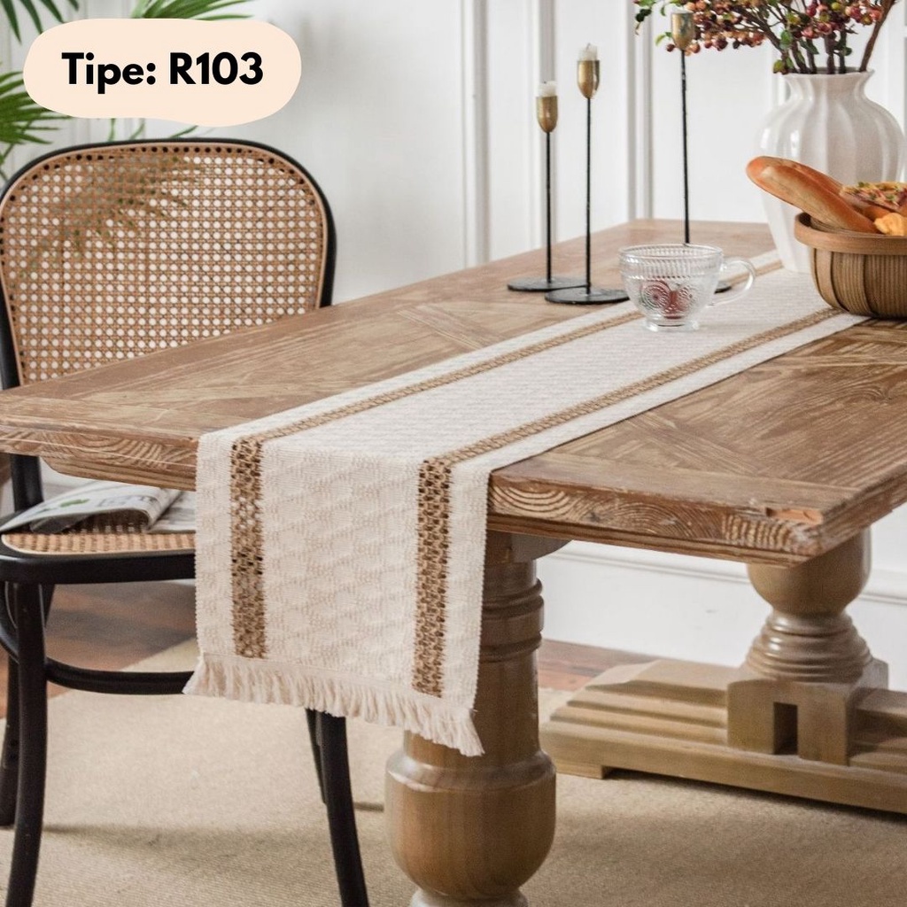 Jual Kokomi Table Runner Premium Rajut Scandinavian Taplak Meja Makan ...