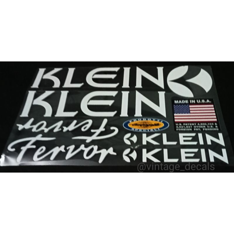 Jual sticker sepeda KLEIN QUANTUM FERVOR | Shopee Indonesia