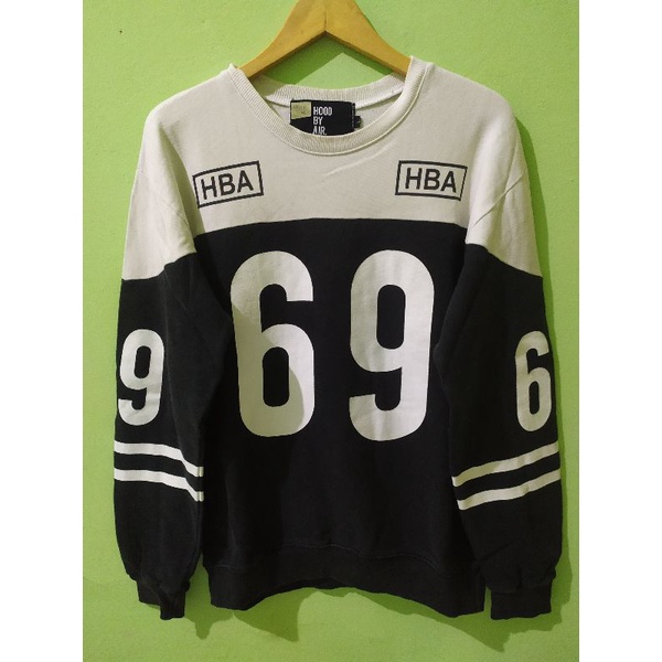Jual Thrift CREWNECK HBA ( HOOD BY AIR ) | Shopee Indonesia
