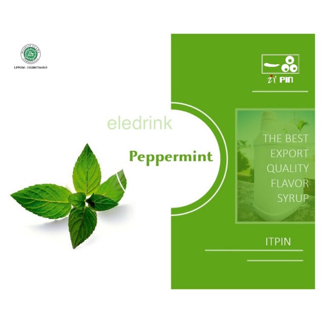 Jual ITPIN 2.5kg Syrup Peppermint Premium | Rasa Mint | Shopee Indonesia