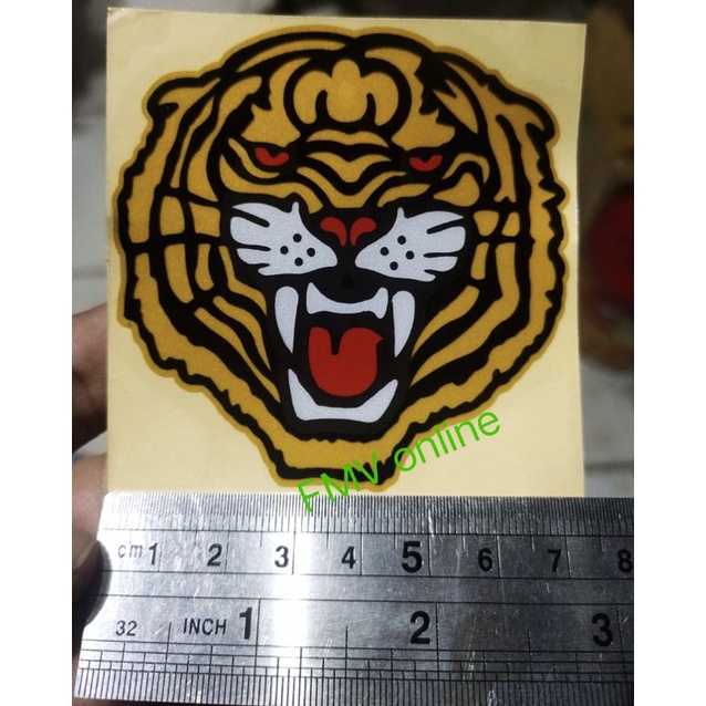 Jual stiker cutting macan atau harimau sesuai foto harga per 1 biji ...