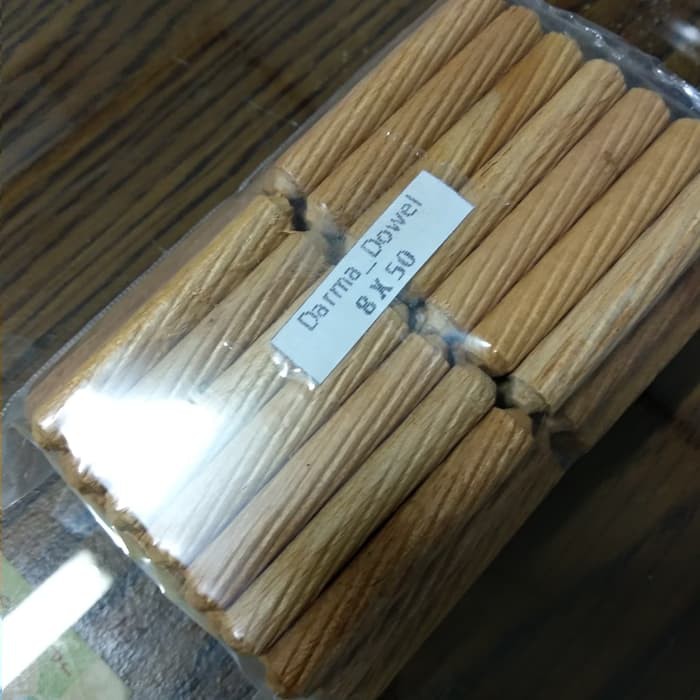 Jual Dowel pen 8 x 50 mm-dowel 8 x 50 mm-dowel ulir 8 x 50 mm | Shopee ...