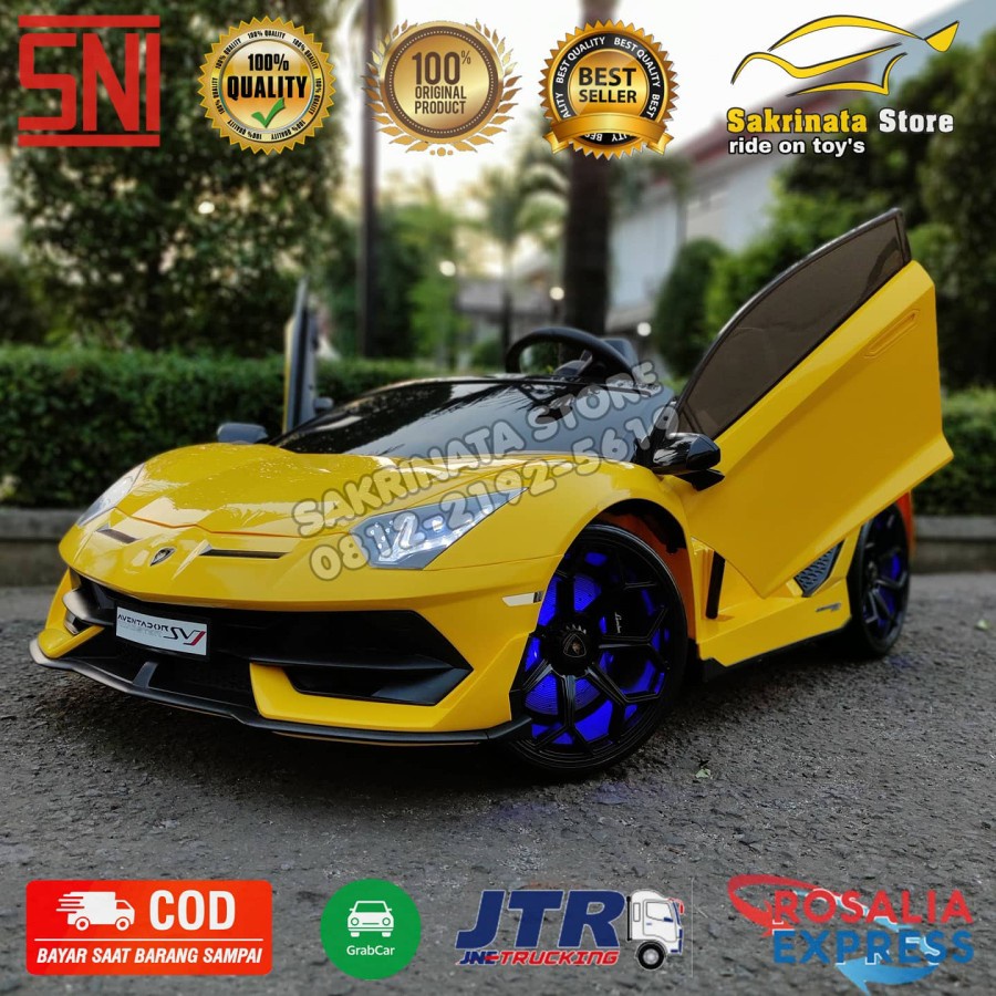 Jual Mobil Mainan Aki Anak Sport - LAMBO AVENTADOR - UK 816 | Shopee ...