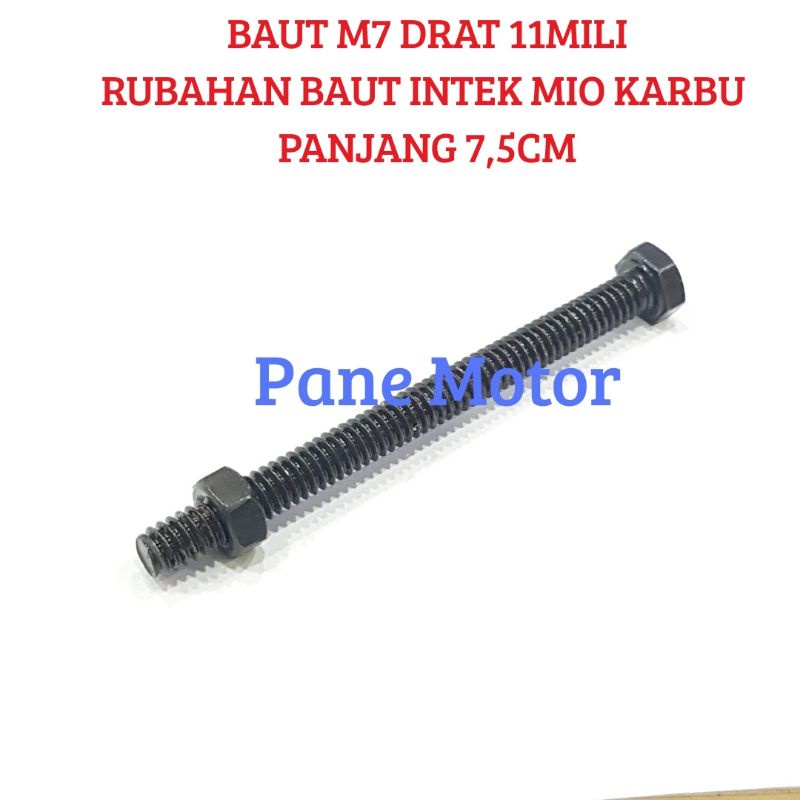 Jual BAUT RUBAHAN INTEK BAUD M7 DRAT 10 MILI MIO SMILE SPORTY SOUL FINO ...