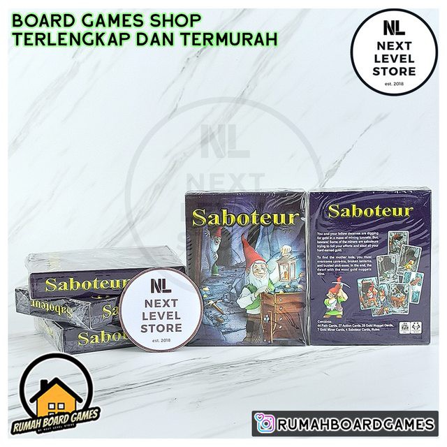 Jual Saboteur Board Game Games Card English Permainan Kartu Party ...