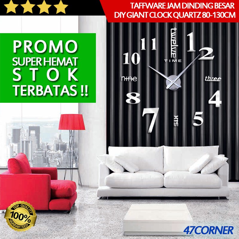 Jual JAM DINDING DIY JAM DINDING RAKSASA MURAH JAM DINDING BESAR UNIK ...
