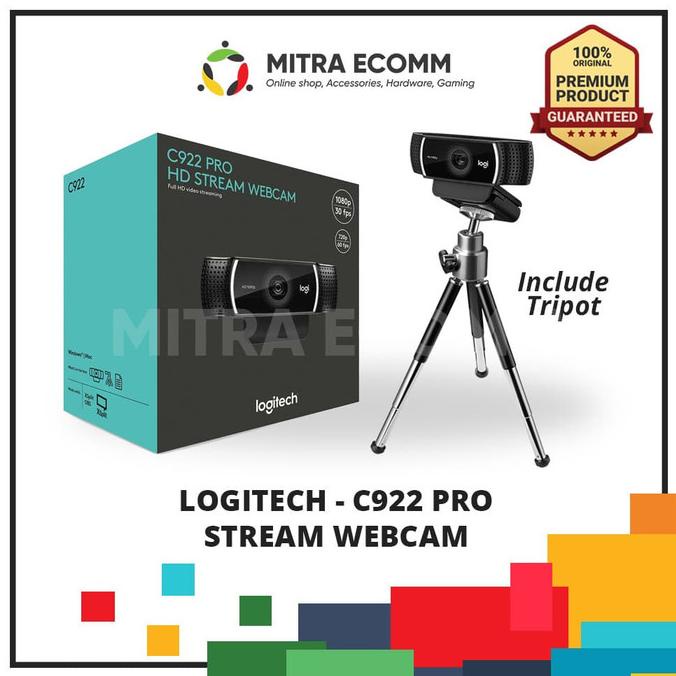 Jual Logitech C922 HD Pro Stream Webcam | Shopee Indonesia