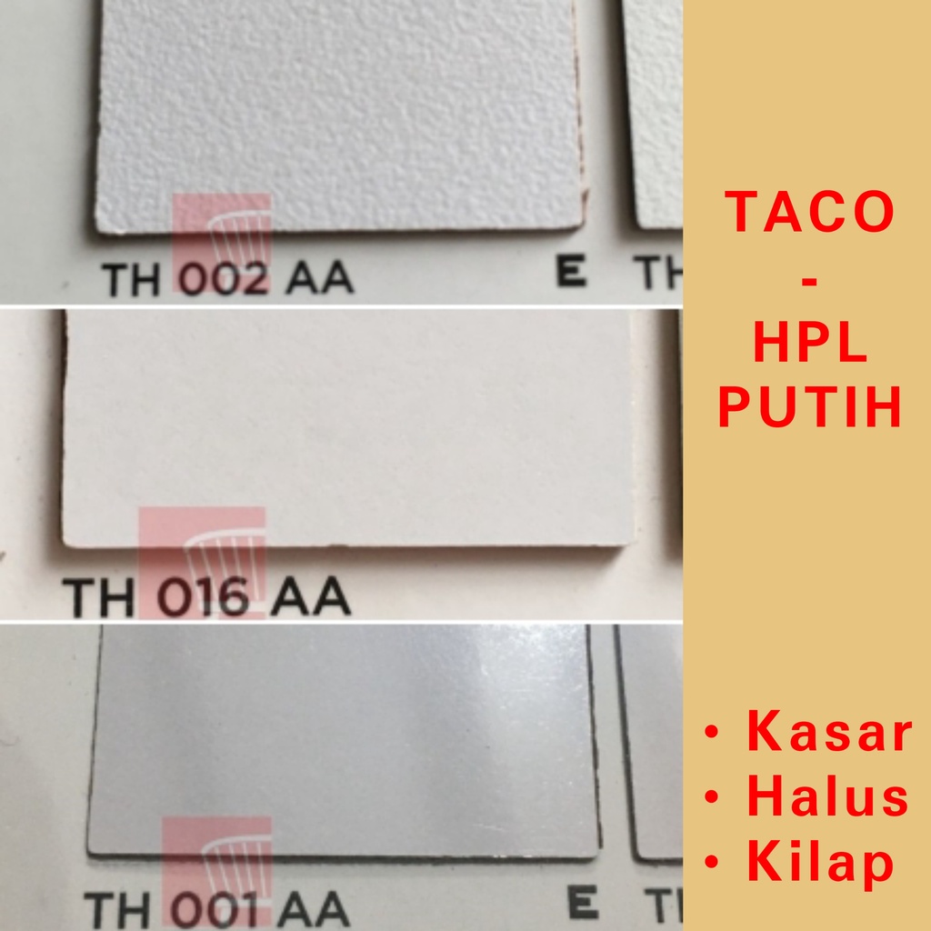 Jual TACO HPL Solid warna PUTIH | Shopee Indonesia
