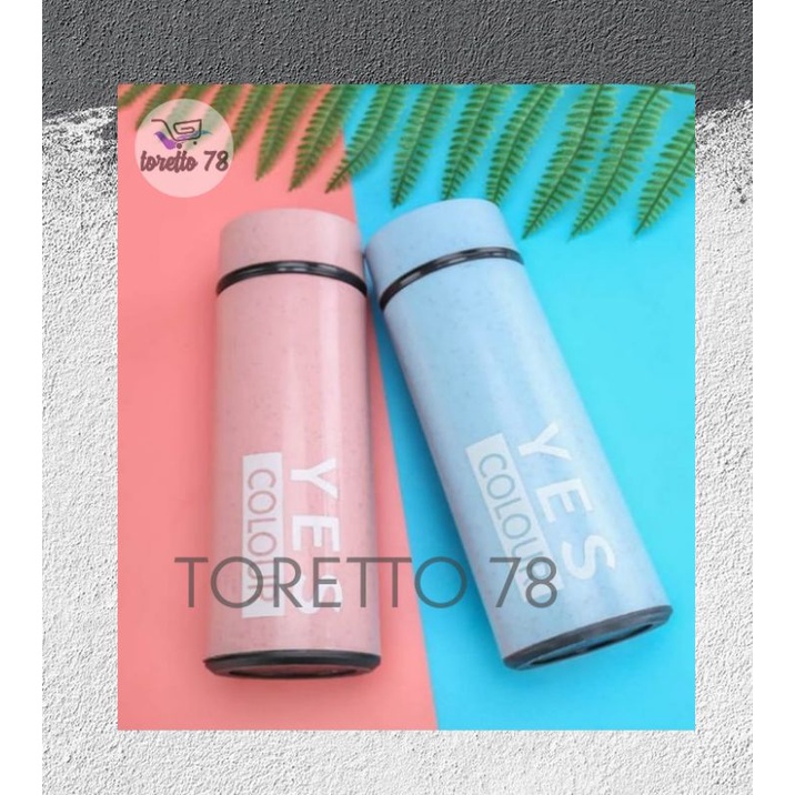 Jual Botol Kaca You Yes 450ML Botol Termos Minum Kaca Love 350ML ANTI ...