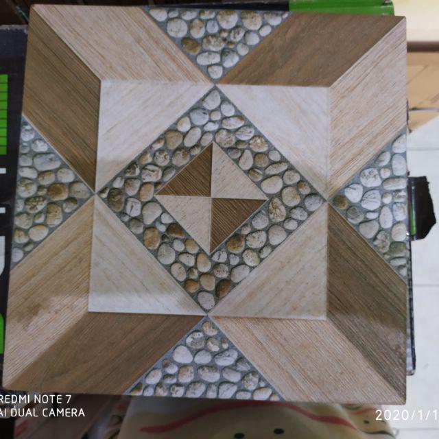 Jual Keramik Lantai UNO Kenzo 25x25 permukaan kasar KW Export / tekel ...