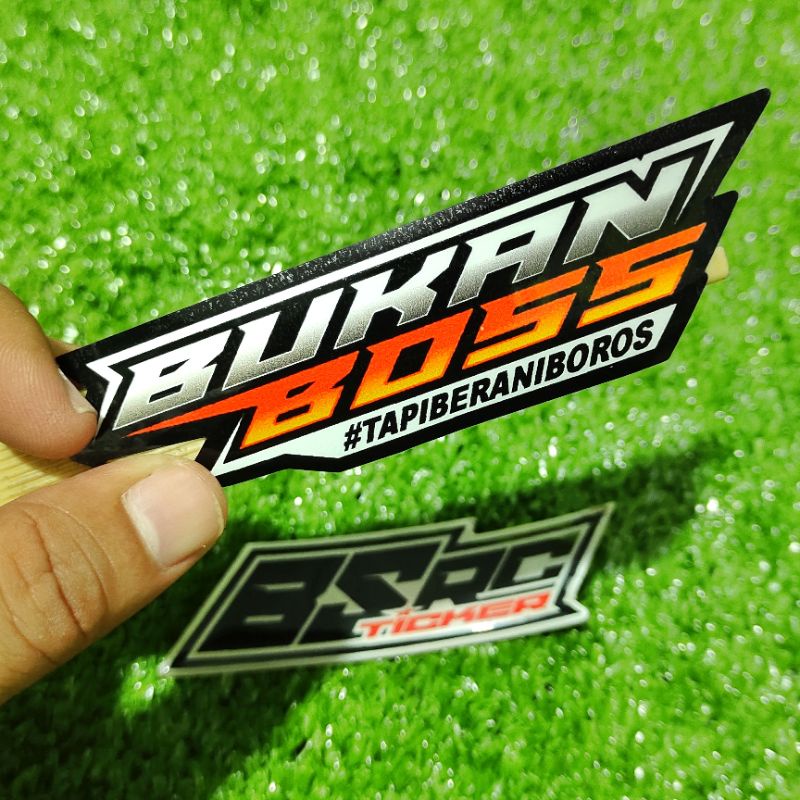 Jual stiker bukan boss tapi berani boros / sticker viral | Shopee Indonesia