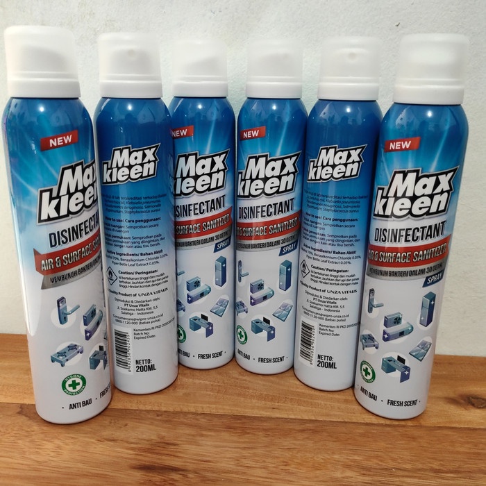 Jual SPRAY-SEAT-TOILET- DISINFECTANT SPRAY MAX KLEEN 200ML -TOILET-SEAT ...