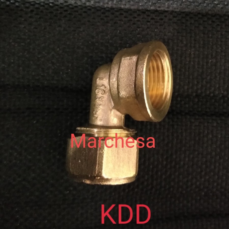 Jual Sambungan pipa air panas Knee Drat Dalam 1/2" | Shopee Indonesia