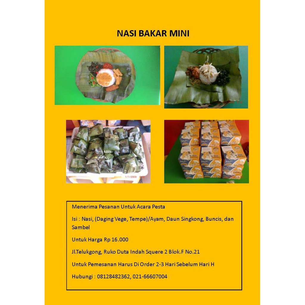 Jual Nasi Bakar Mini Ayam / Vege | Shopee Indonesia