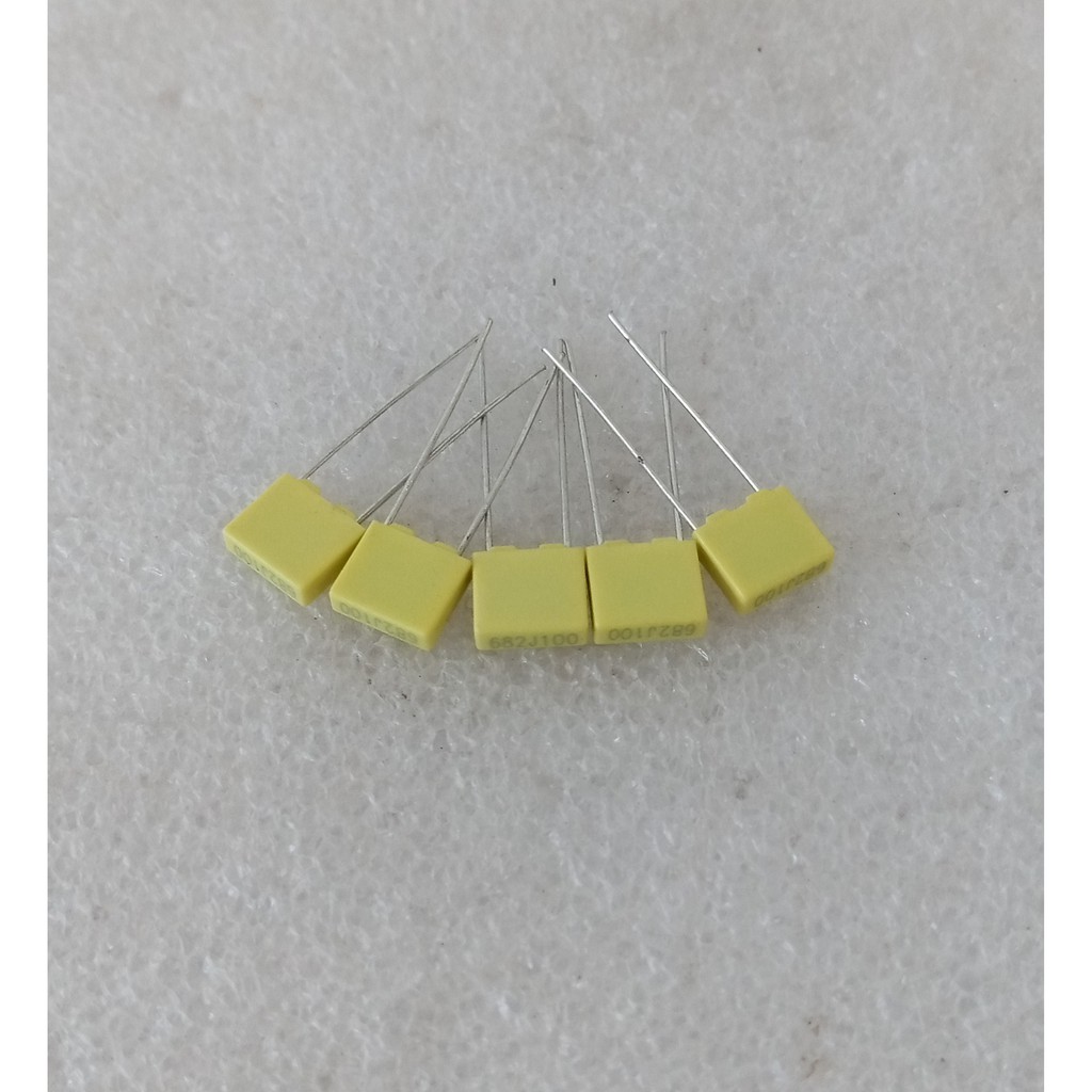 Jual Capacitor Correction 6.8nf MKM Kuning 682 5pcs | Shopee Indonesia