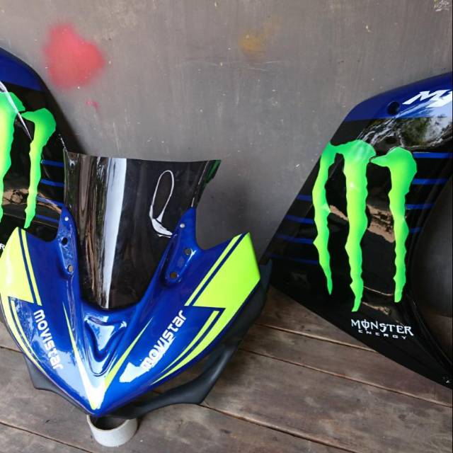 Jual Fairing lebar dan batok R15 v2 model r25 | Shopee Indonesia