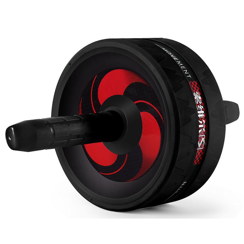 Jual Alat Push Up Roller Abs Abdominal Wheel Exercise red&black alat ...