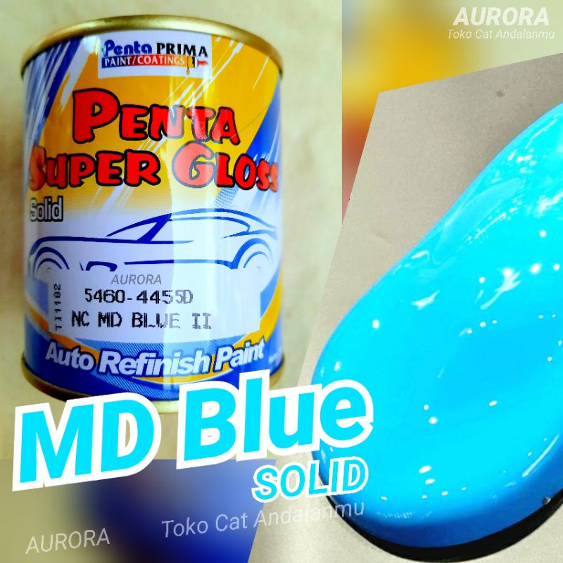 Jual Cat Biru Penta Super Gloss MD Blue Solid Glos Cet Biru Cerah ...