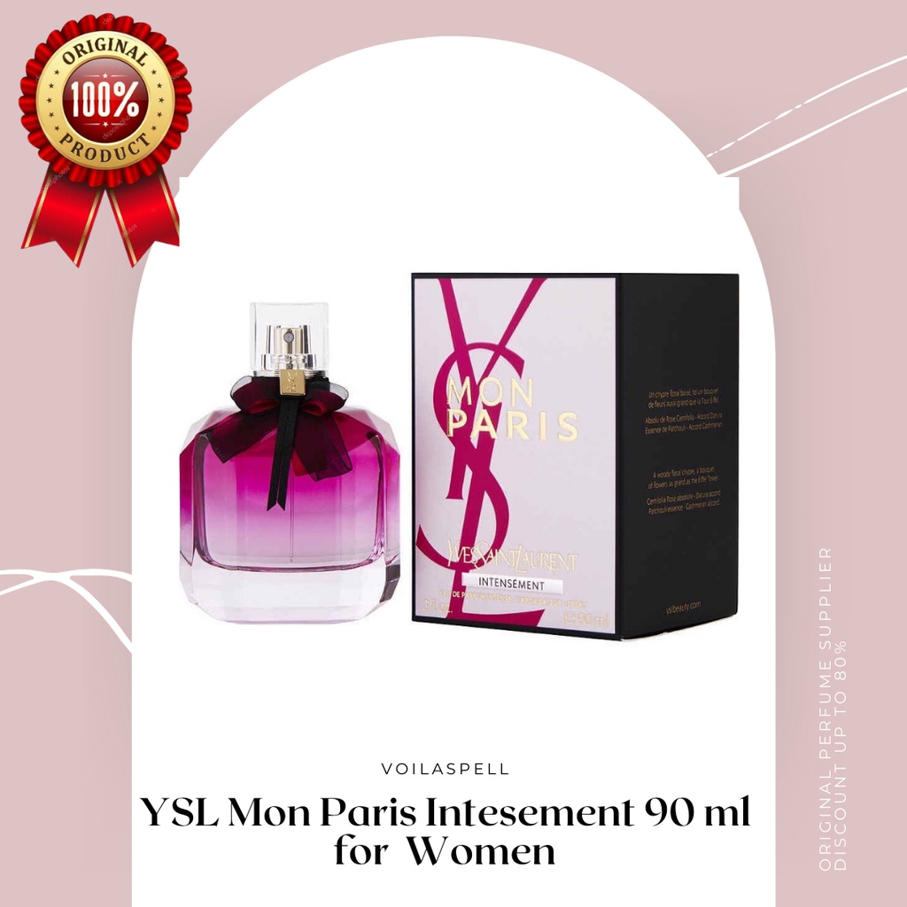 Jual YESEL MON PARIS INTENSEMENT FOR WOMAN ORIGINAL BY VOILASPELL ...