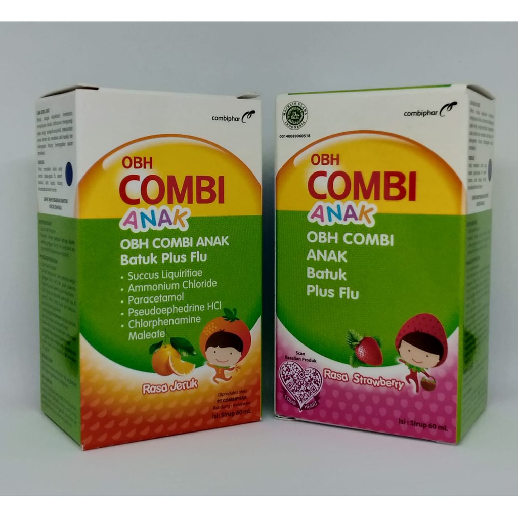Jual OBH Combi Anak Batuk Plus Flu isi 60ml | Shopee Indonesia