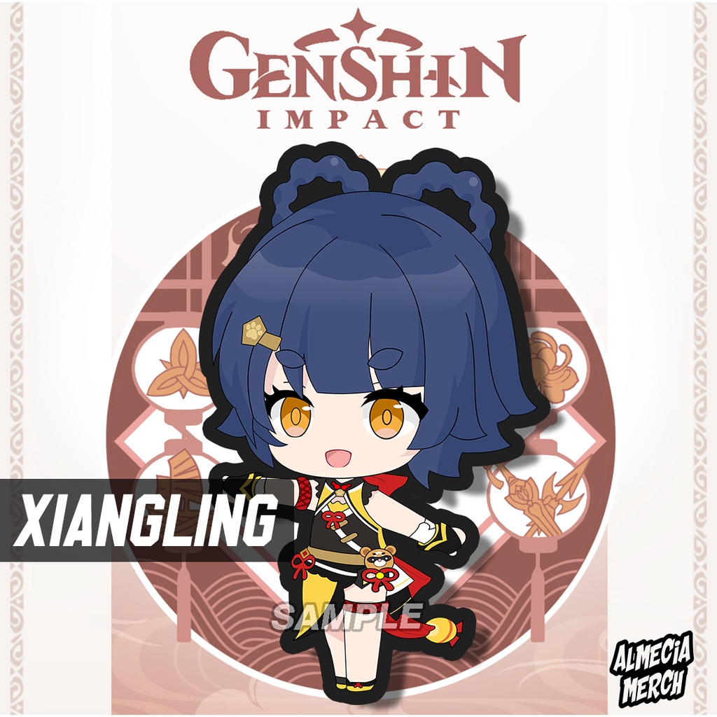 Jual Gantungan Kunci Xiangling Genshin Impact / Keychain Xiangling ...