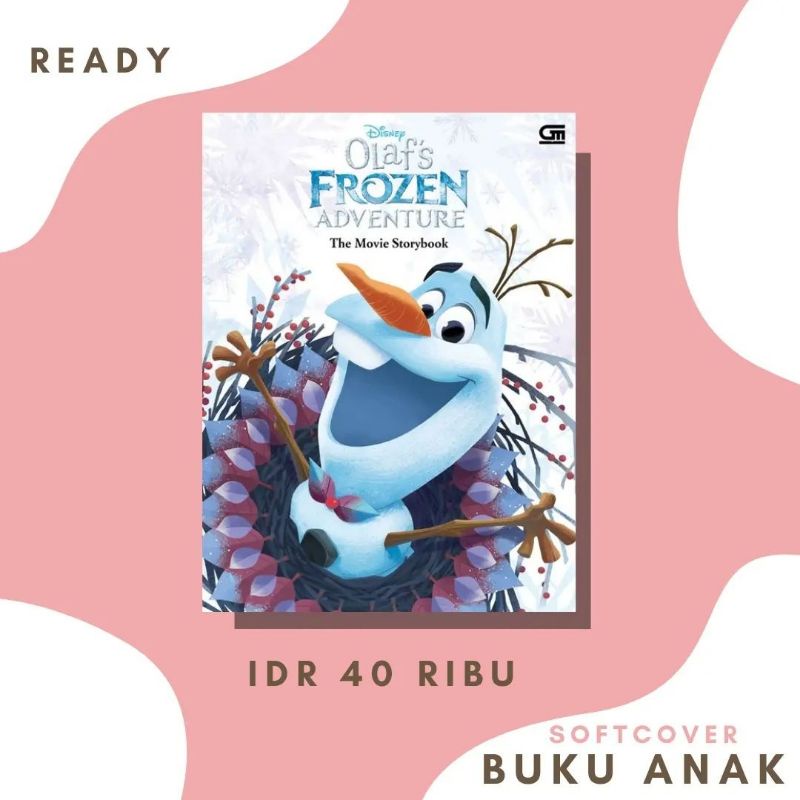 Jual Buku Cerita Anak Frozen Olaf's Adventure | Shopee Indonesia