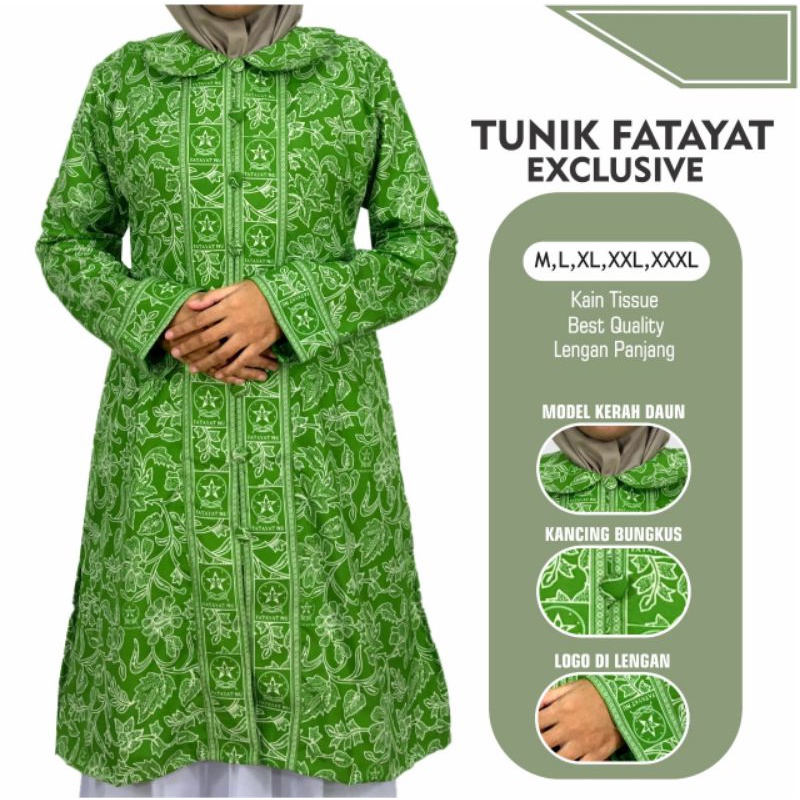 Jual Tunik Fatayat Exclusive | Tunik Fatayat NU | Blus Fatayat NU ...