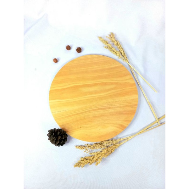 Jual pinus coaster/telenan bulat/papan bulat jati belanda/tatakan kayu ...