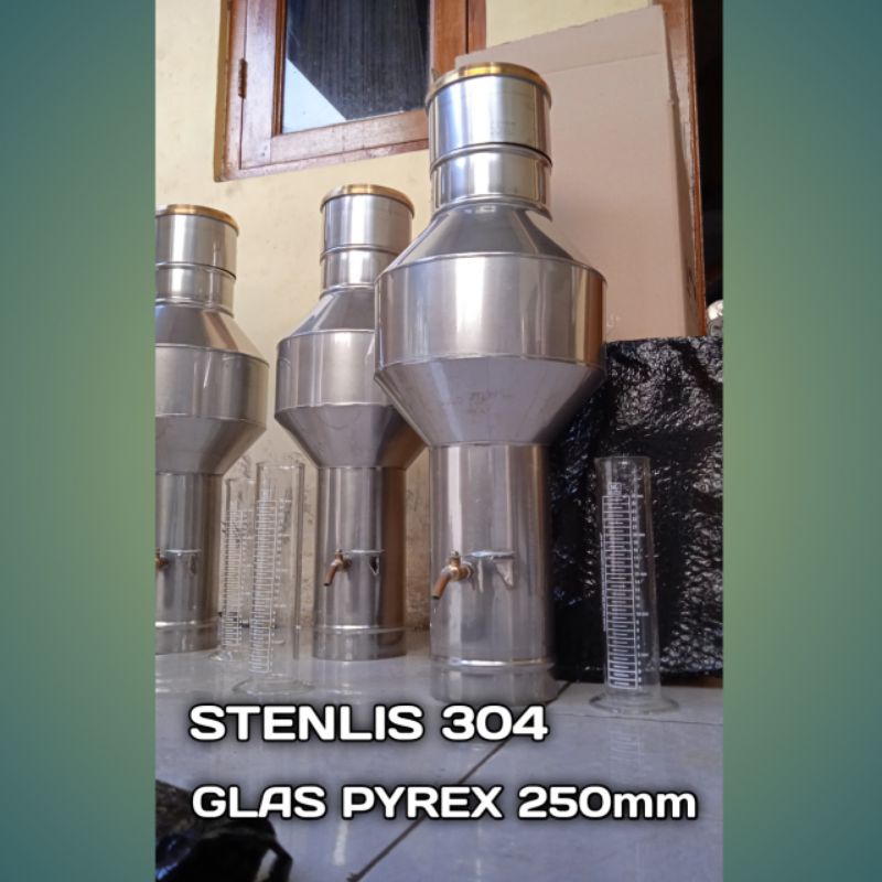Jual Alat ukur curah hujan OMBROMETER OBS +GLAS UKUR. bahan stenlis 304 ...