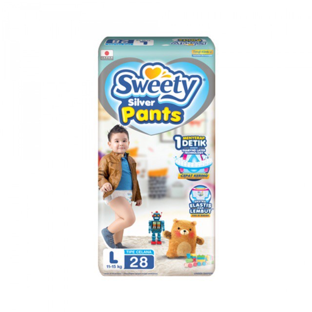 Jual Sweety Silver Pants L28 / L 28 Diaper Popok Celana | Shopee Indonesia