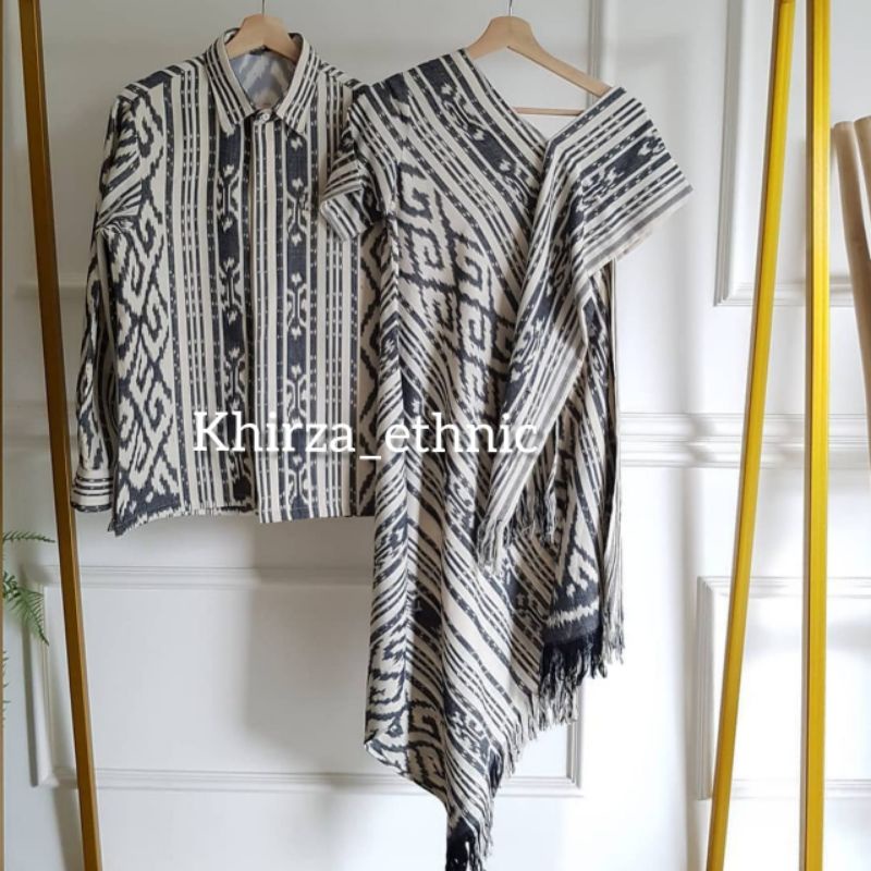 Jual [ READY STOCK ] Baju tenun - Baju couple tenun - set couple tenun - set tenun - dress tenun ...