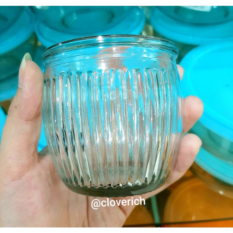 Jual Gelas bentuk Mini Pot grid glass (MINIMAL BELI 2) / Pot mini gelas ...