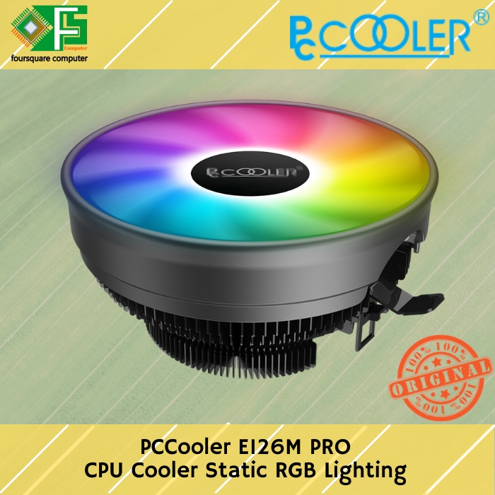 Jual CPU Cooler PCCooler E126 PRO Static RGB Lighting | Shopee Indonesia