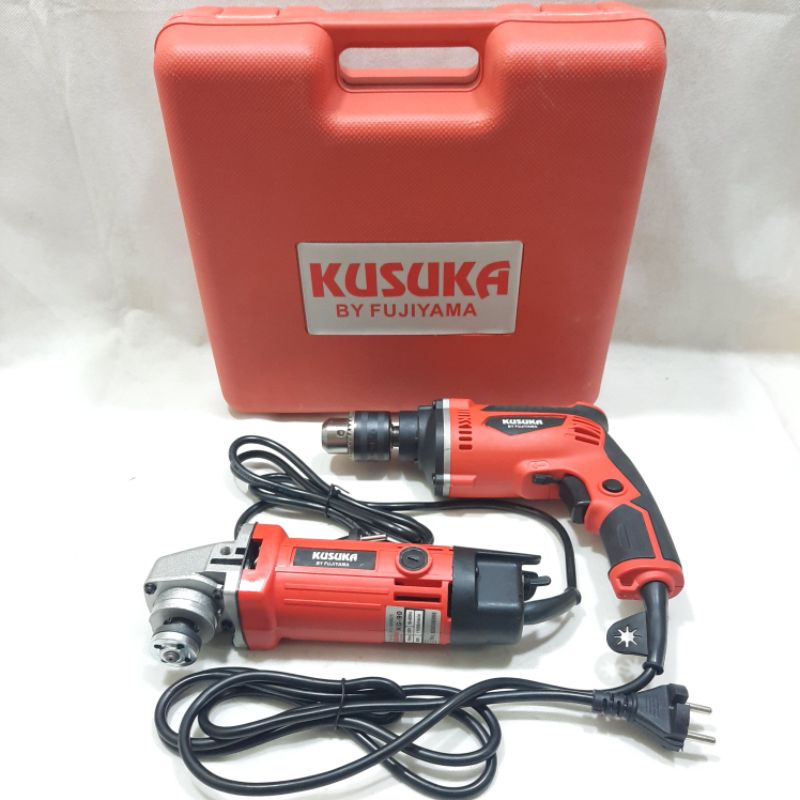 Jual KUSUKA Bor + Gerinda Box!! Bor 13mm + Gerinda 4inch + Mata Bor ...