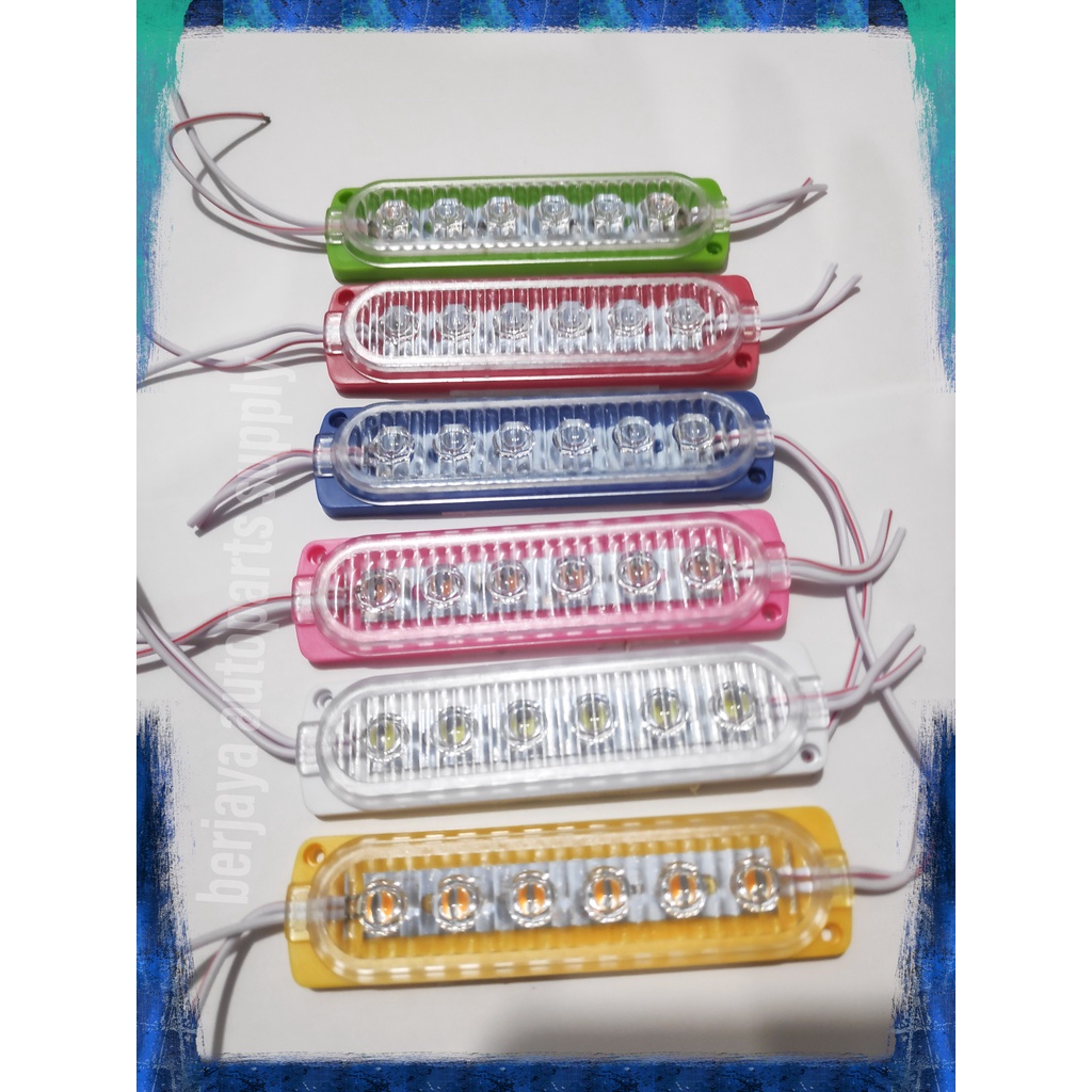 Jual LED ULTRASONIC 6 MATA 12V 24V LED KOTAK MOBIL TRUK | Shopee Indonesia