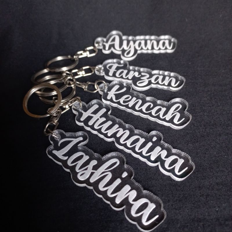 Jual gantungan kunci akrilik grafir ganci gravir souvenir | Shopee ...