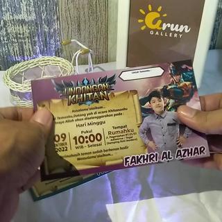 Jual UNDANGAN KHITAN ANAK / UNDANGAN KHITANAN TEMA MOBILE LEGEND / BISA ...