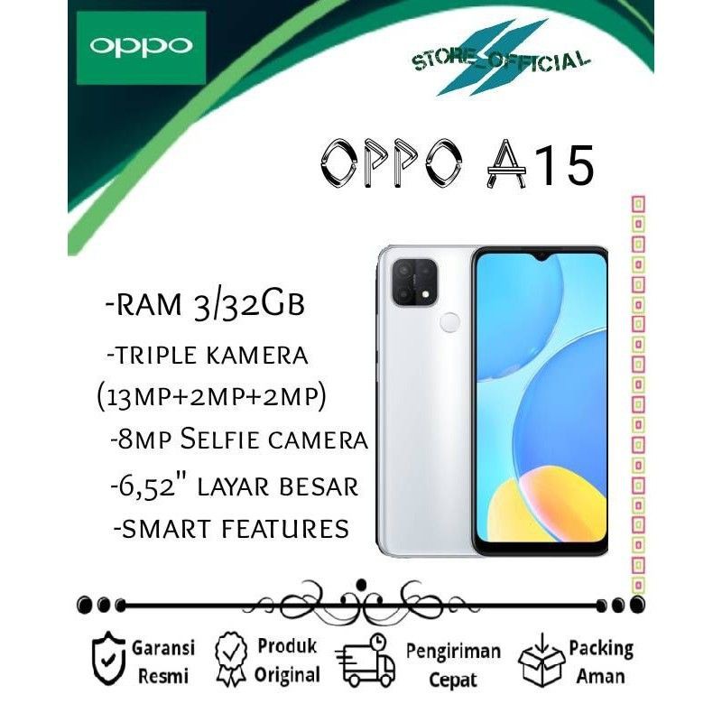 Jual OPPO A15 (Free Case&Antigores) | Shopee Indonesia