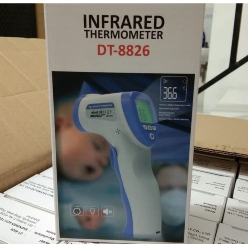 Jual Thermometer Infrared Gun Termometer Thermo Tembak Termo Non ...