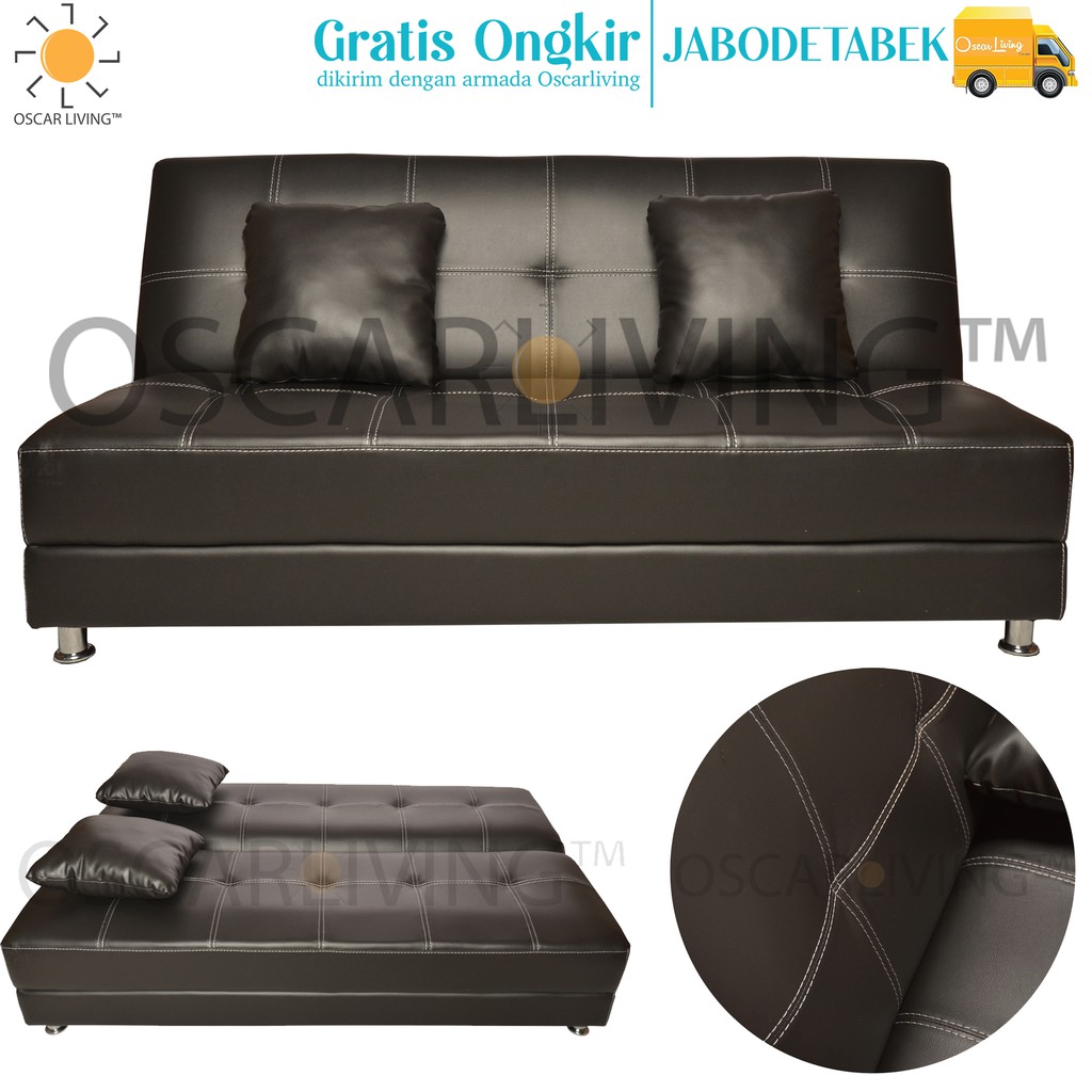 Jual Sofabed Luxio Hitam Sofa Modern - Khusus Jabodetabek | Shopee ...