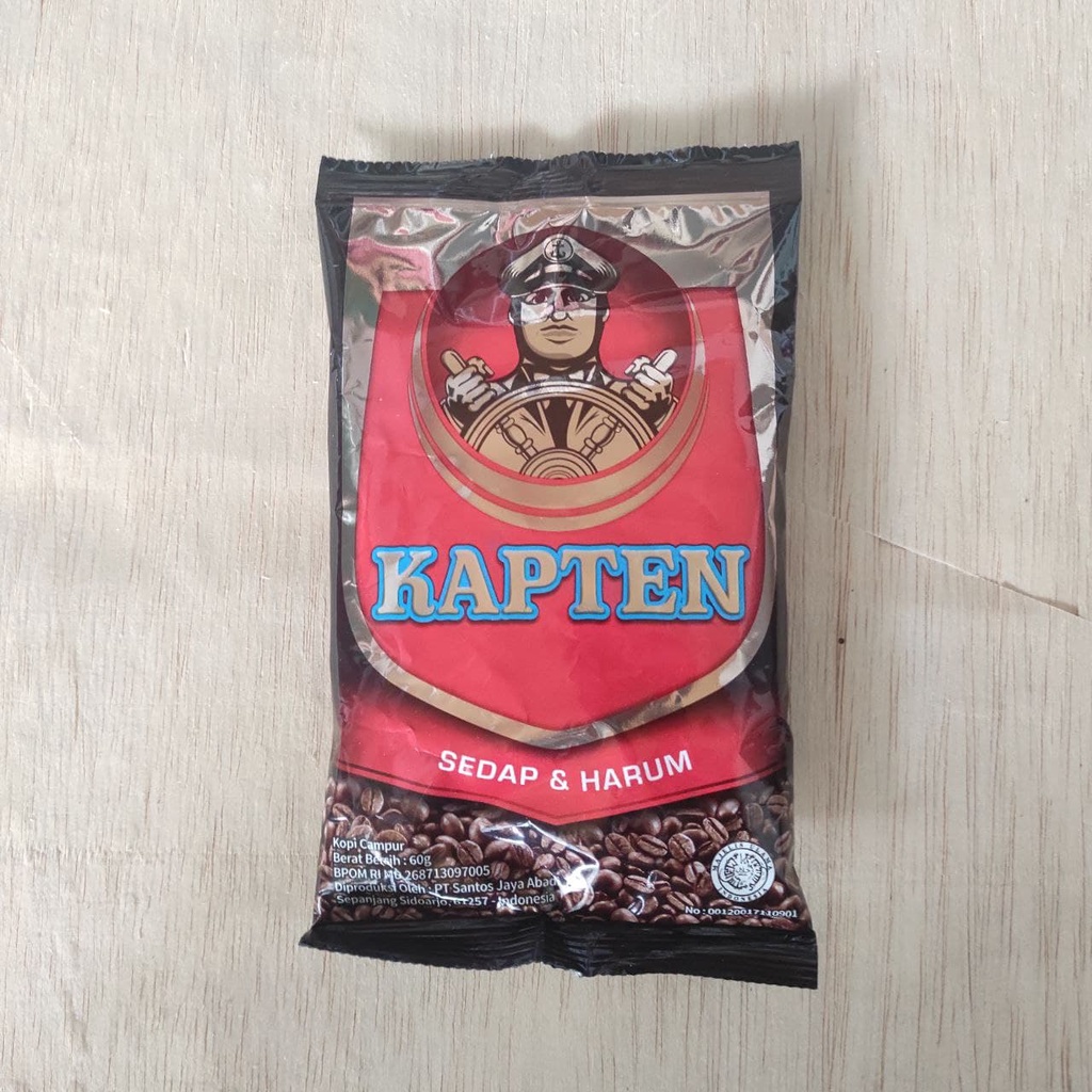 Jual Kopi Kapten 60g Per 1 pcs | Shopee Indonesia