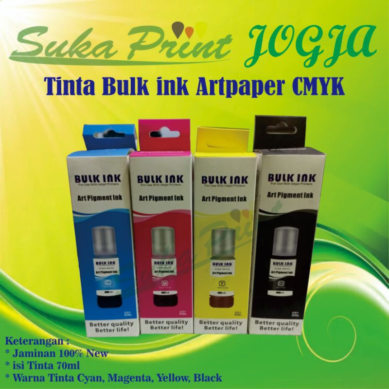 Jual Tinta Bulk ink Artpaper CMYK | Shopee Indonesia