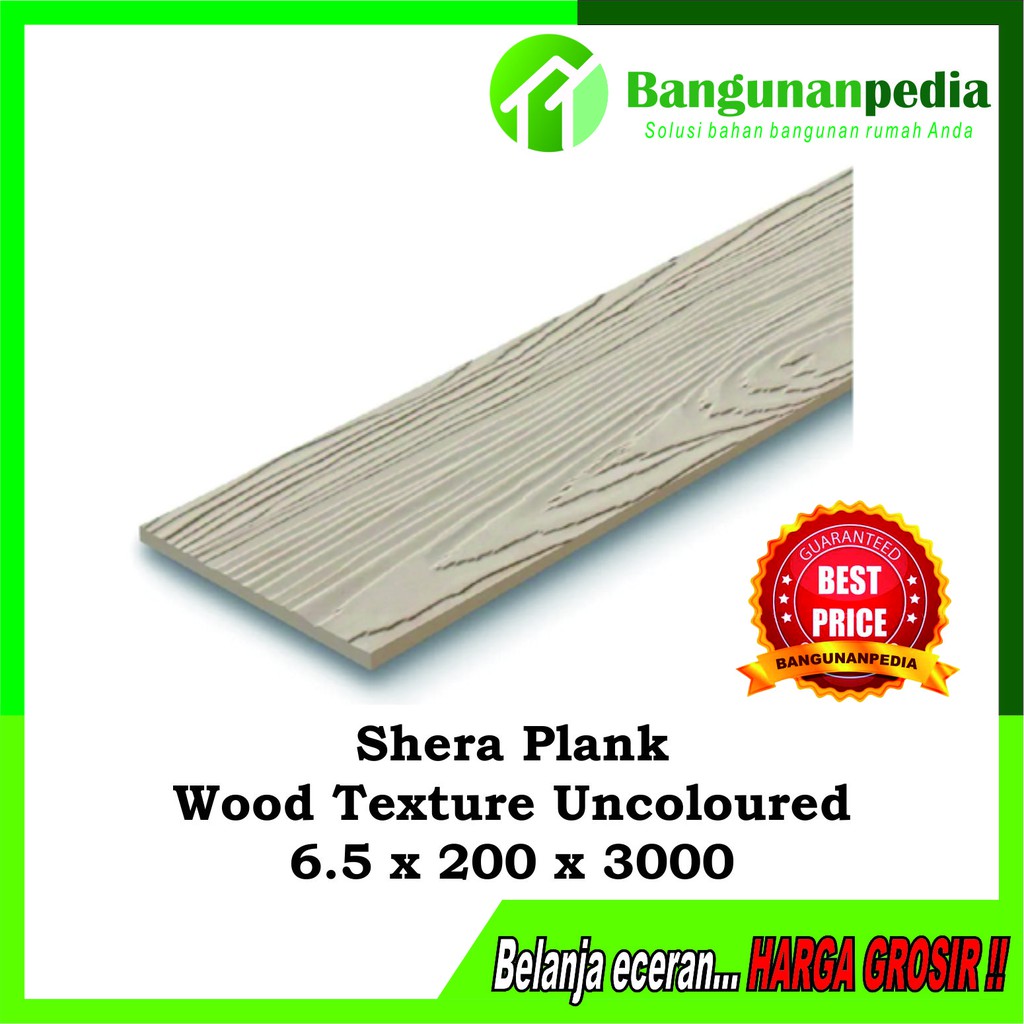 Jual Shera Plank Texture Uncoloured / Lisplank Shera 3 meter | Shopee ...